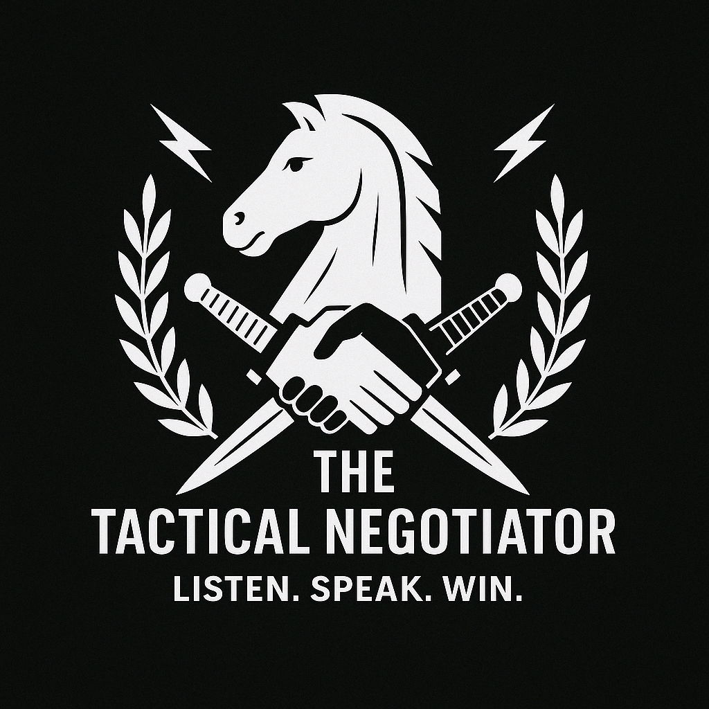 The Tactical Negotiator – Listen. Speak. Win